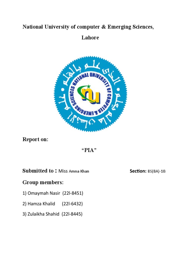 Management Report On PIA | Download Free PDF | Airlines | Recruitment