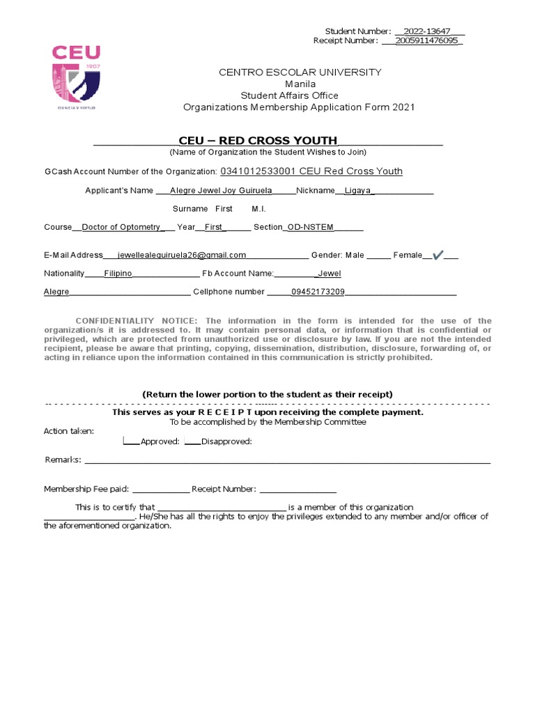 2021 MEMBERSHIP FORM For Organizations | PDF | Civil Rights And ...