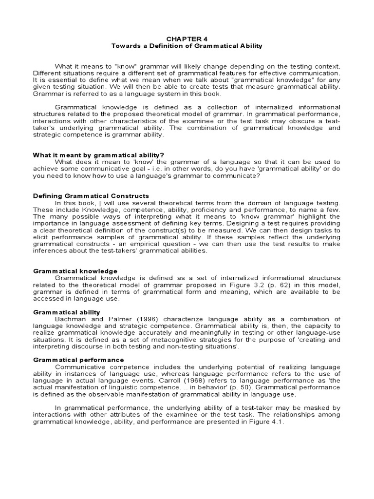 Chap4 Summary | PDF | Morphology (Linguistics) | Grammar