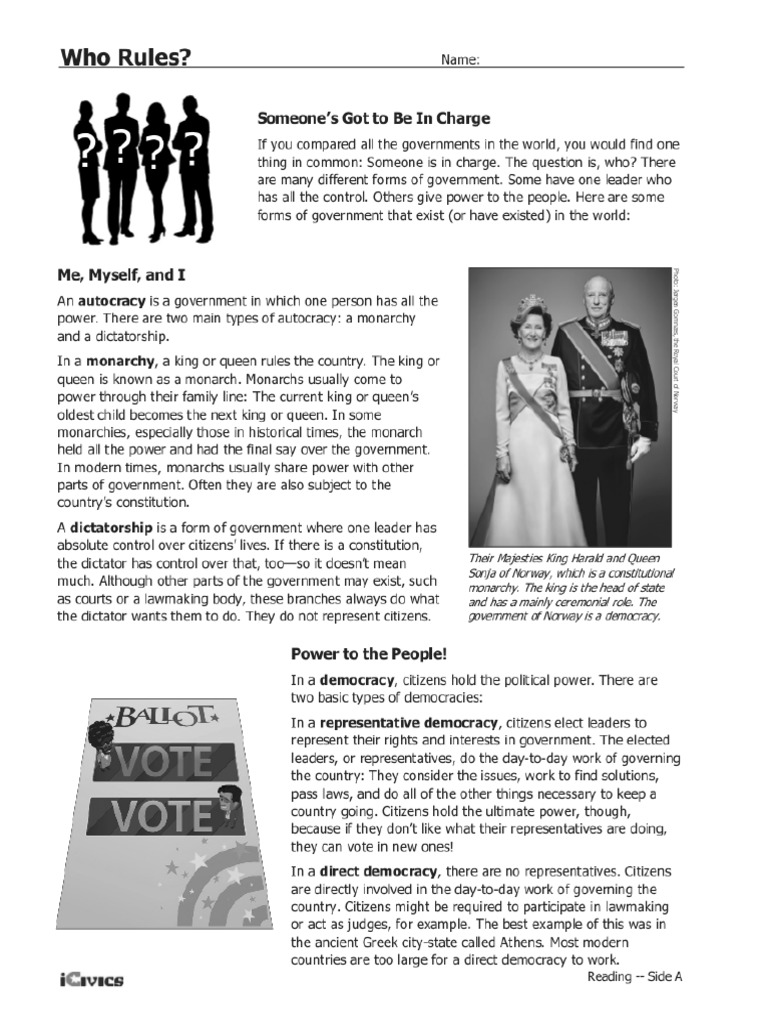 Who Rules | PDF