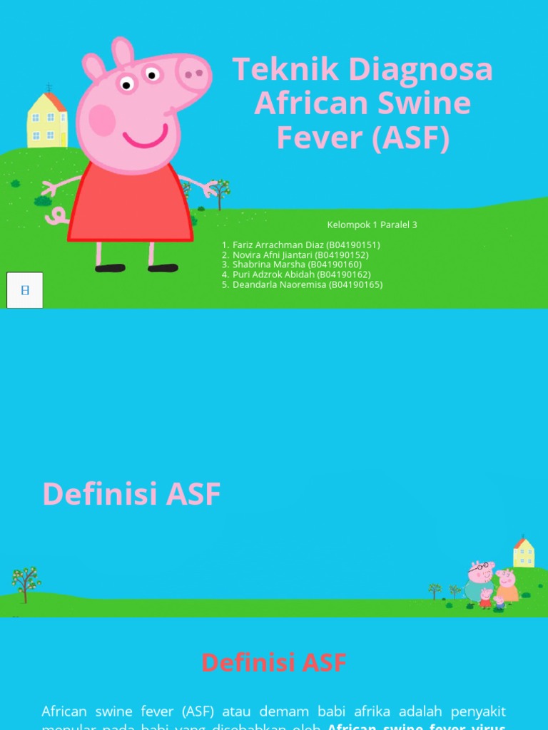 Diagnosa ASF dengan RT-PCR | PDF