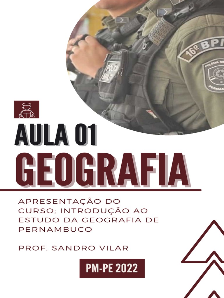 Geo - Aula01 - Pmpe (2022) | PDF | Geografia | Ambiente natural