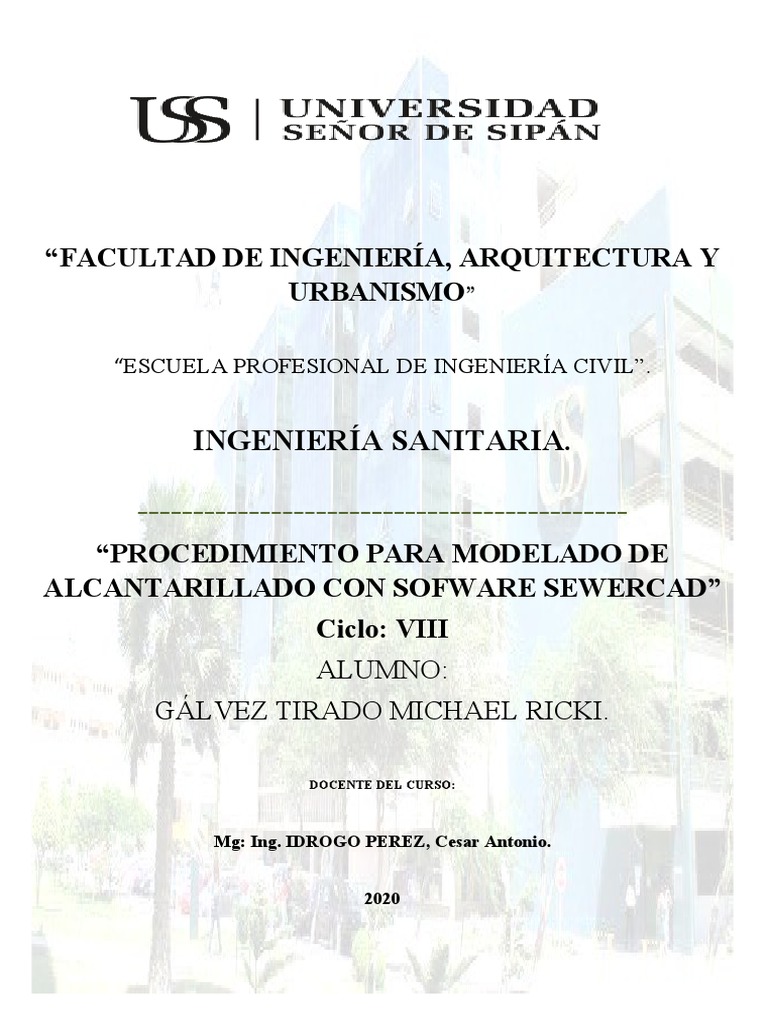 Pasos de Sewercad | PDF | Agua | Software