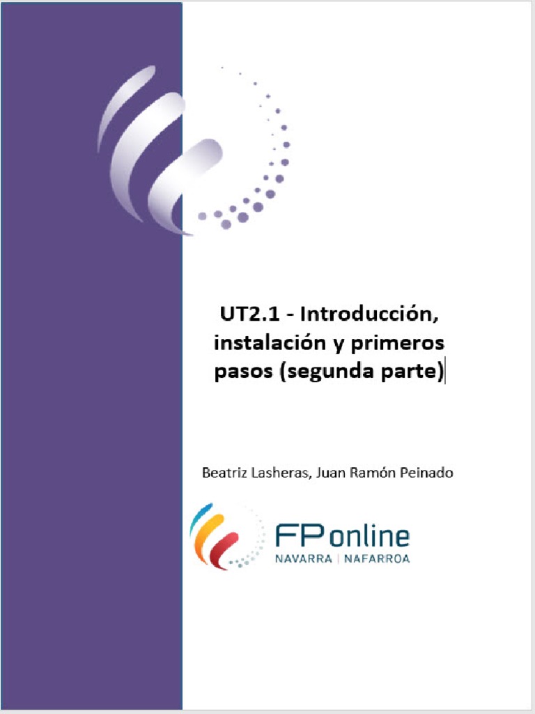 UT2.1B-Introduccion, Instalacion y Primeros Pasos 2º Parte | PDF UT2.1B-Introduccion, Instalacion y Primeros Pasos 2º Parte | PDF