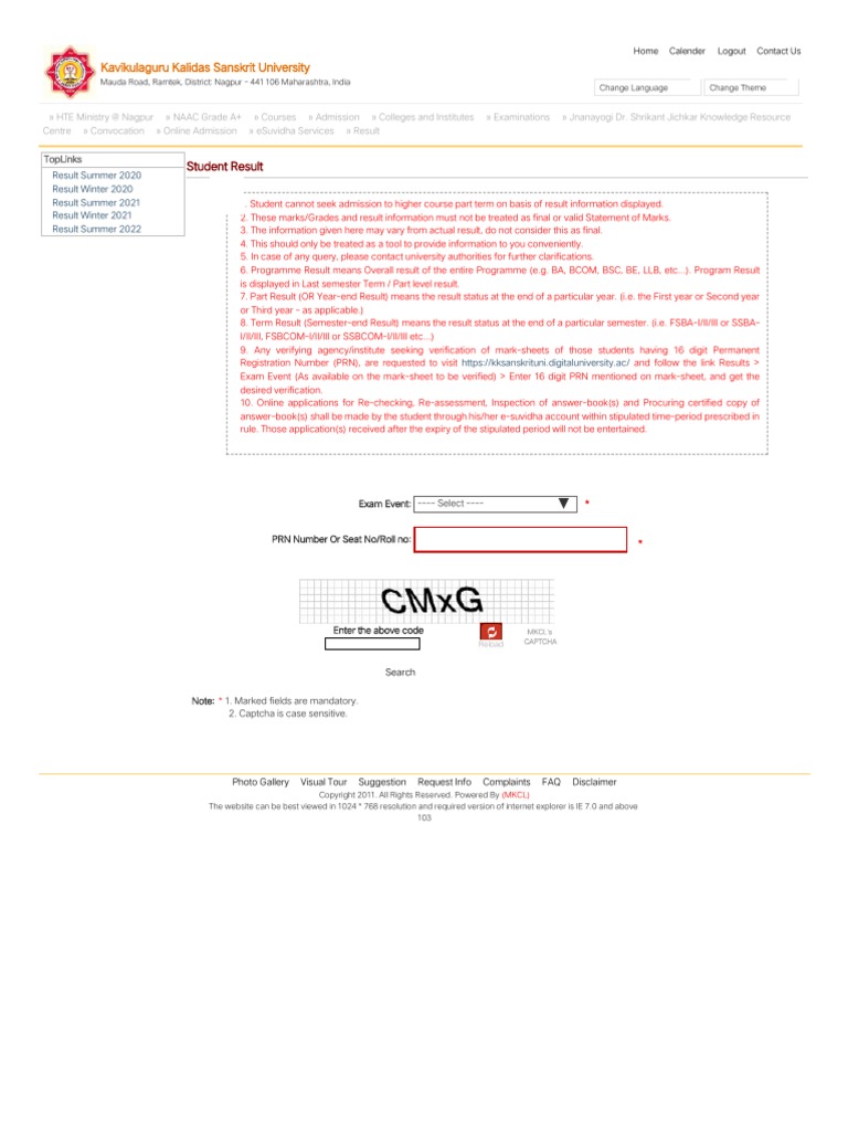 Kavikulaguru Kalidas Sanskrit University | PDF