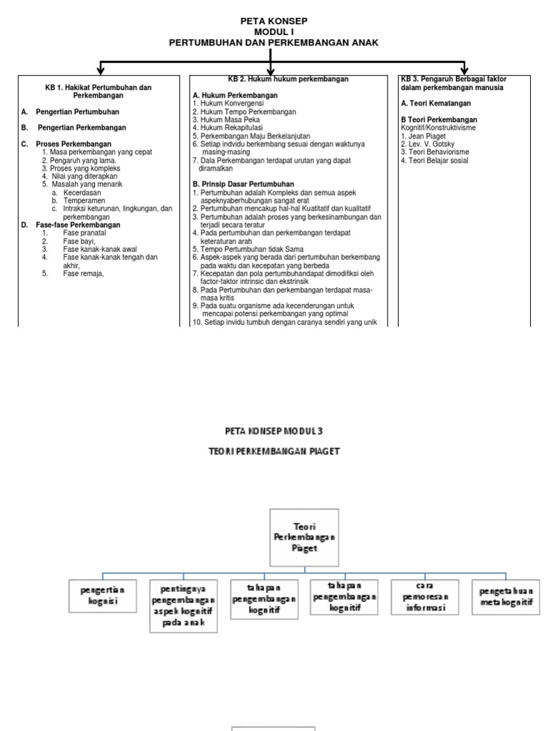 PETA Konsep 3-4 - Merged | PDF | Karier & Perkembangan | Kesehatan Holistik