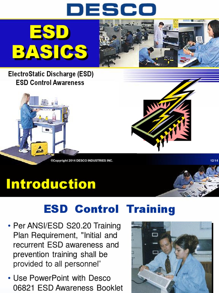 Esd Awareness | PDF | Electrostatic Discharge | Electrostatics