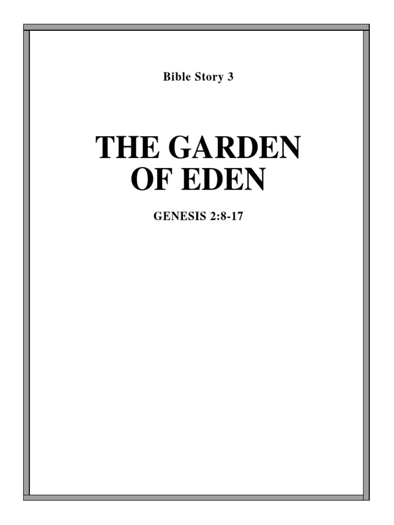 Eden | PDF | Garden Of Eden | Religious Texts