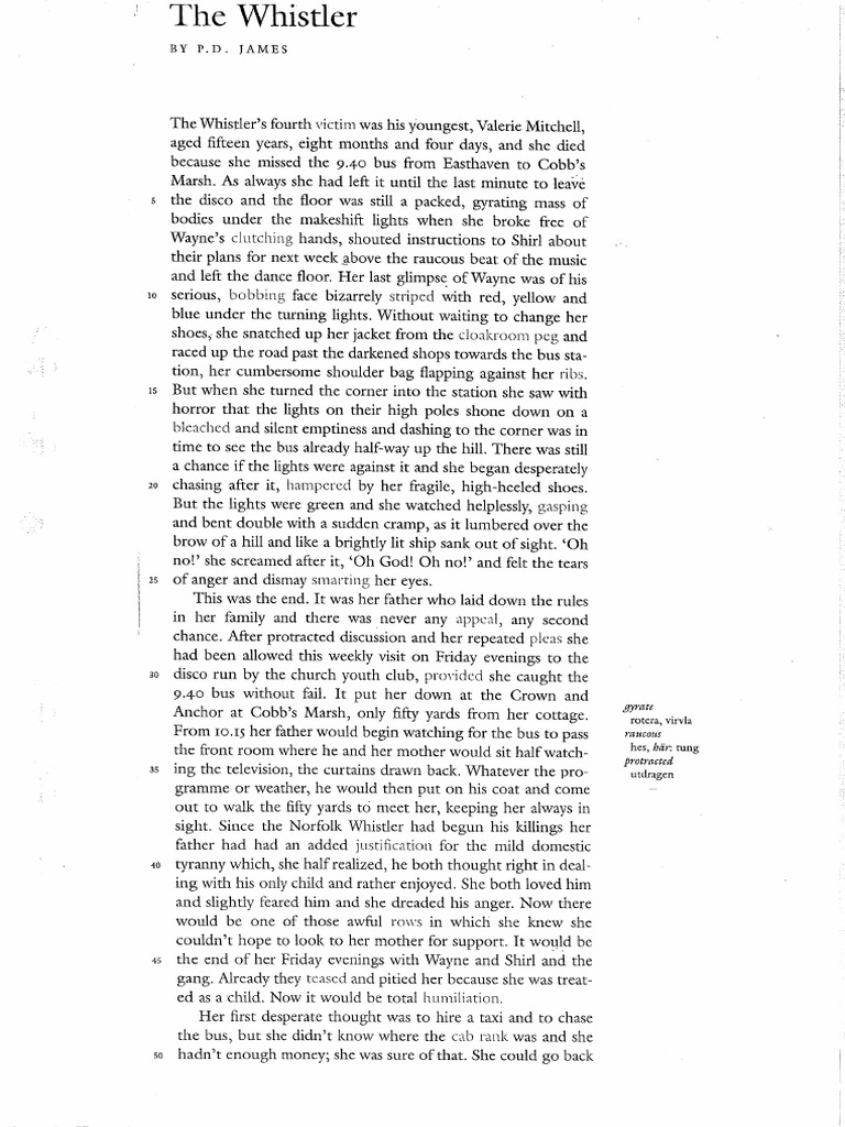 The Whistler Text | PDF