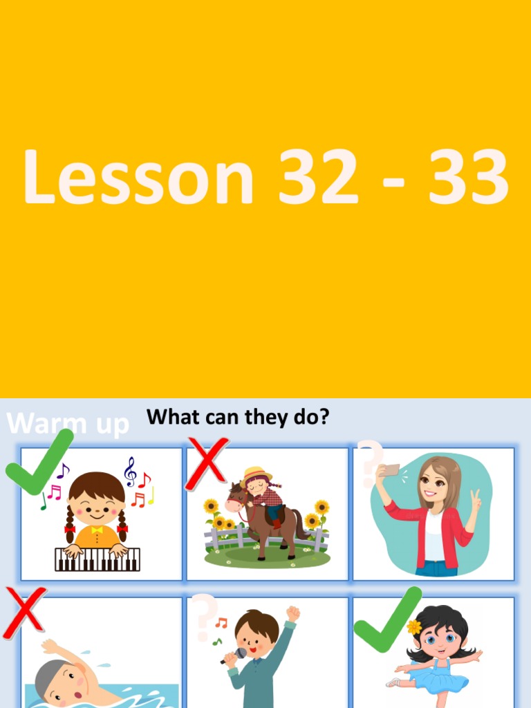 Lesson 32 - 33 | PDF