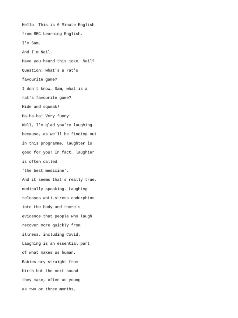 The Science of Laughter: Exploring Gelotology and the Health Benefits ...