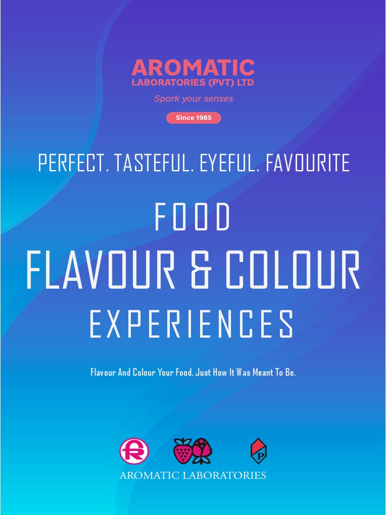 Aromatic Flavours & Colours for Food | PDF | Vanilla | Vegan Cuisine