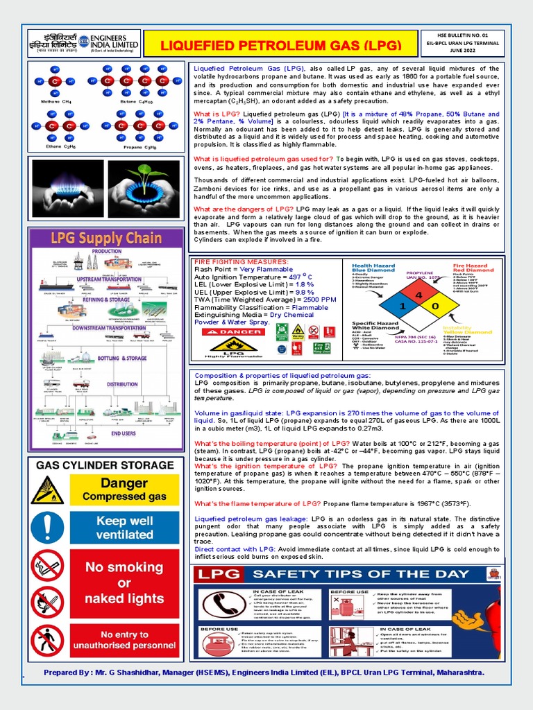 EIL - HSE Bulletin No. 1 - Liquefied Petroleum Gas (LPG) - Prepared by ...