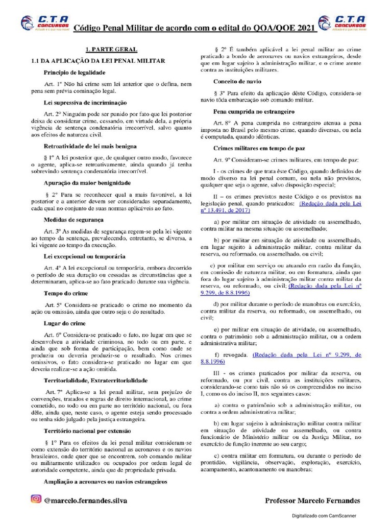 CPM Conforme o Edital Do QOA 2021 CTA 1 | PDF