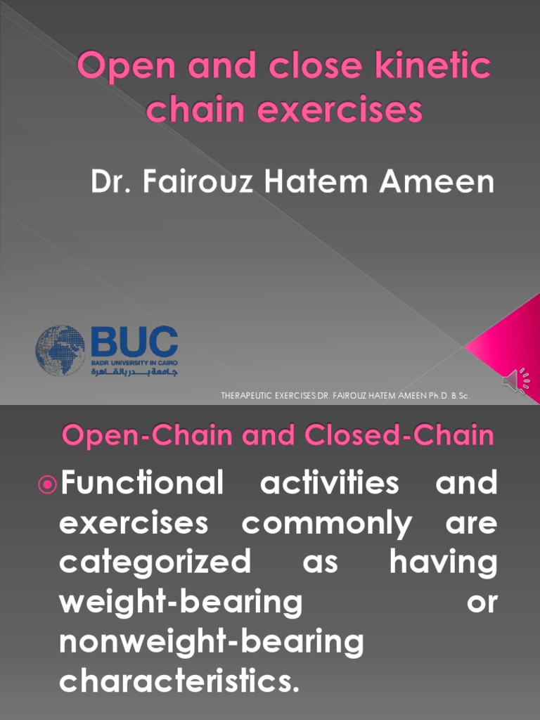 8-Open and Close Kinetic Chain Exercises | PDF | Anatomical Terms Of ...