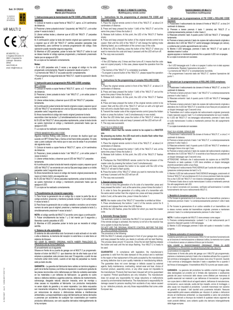 Manual Multi h2 | PDF