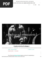 Serge Nubret Old School Workout Routine | PDF | Physical Exercise | Sports