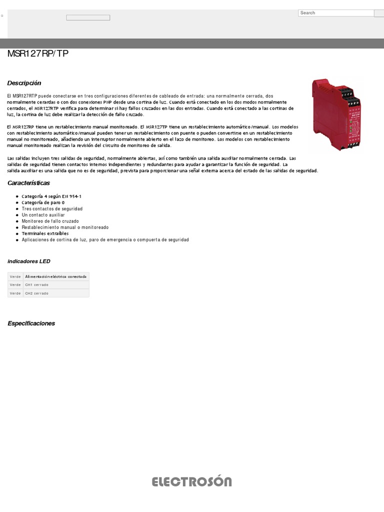 D 440RN23126 0 Allan Bradley 440RN23126 Rele Seguridad Documentacion ...