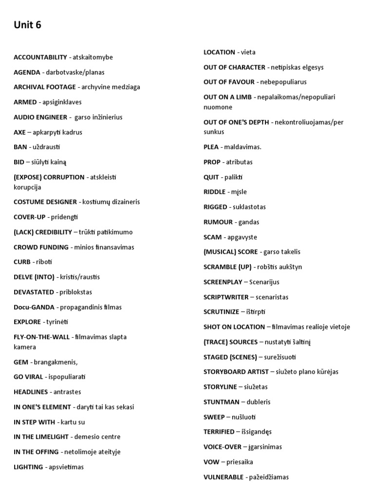 More 3 Unit 6 Words And Phrases Flashcards – JCDAT