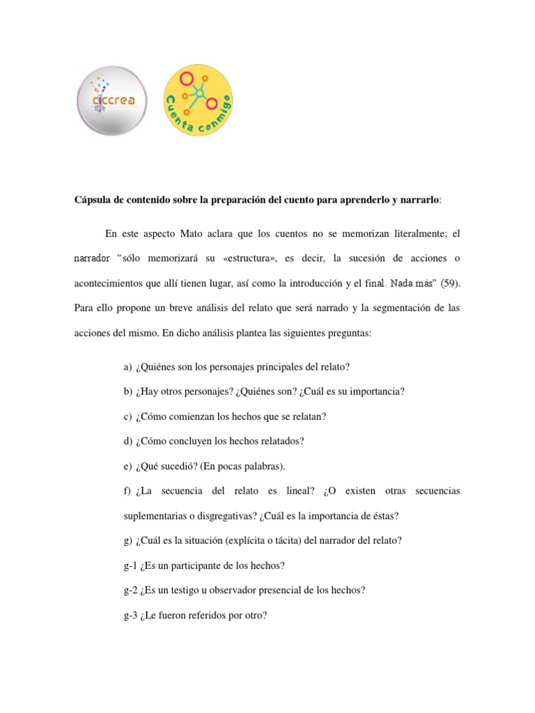 DEL DOCUMENTO] Análisis de la estructura narrativa de "La Caperucita ...