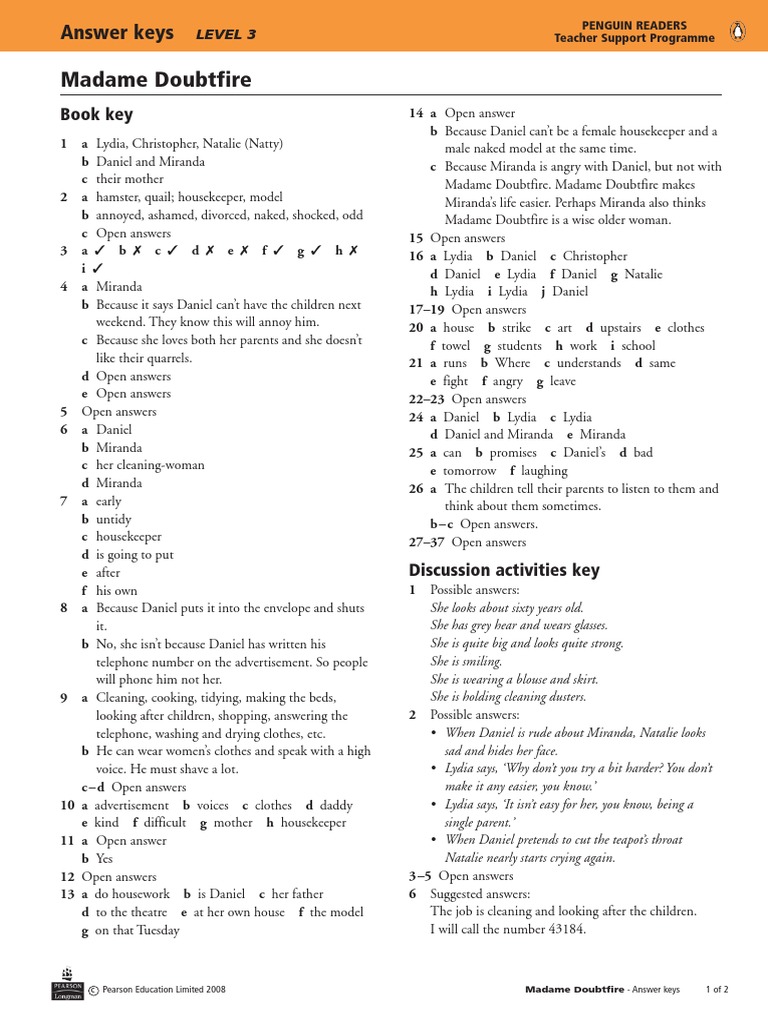 AK Madame Doubtfire | PDF