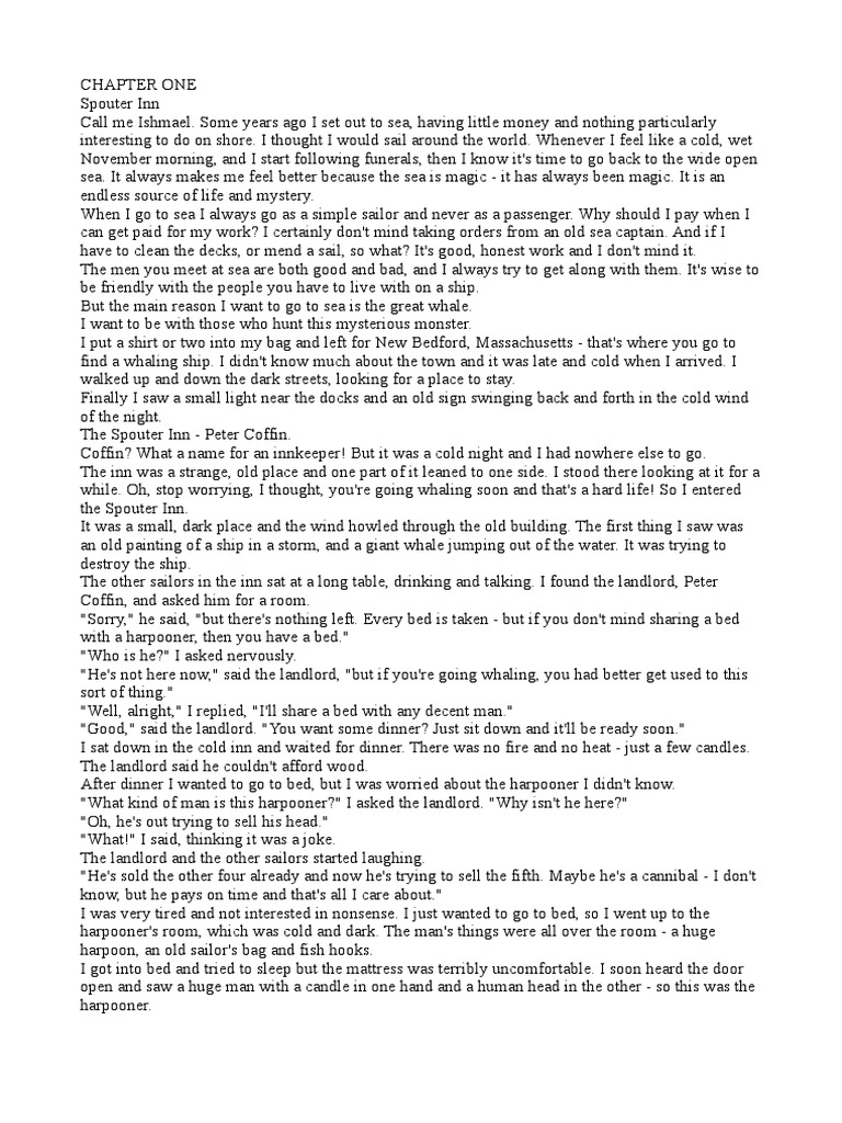 Moby Dick | PDF | Moby Dick | Captain Ahab