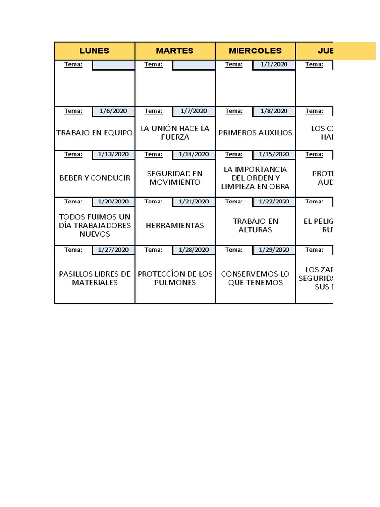 Formato de Charla | PDF