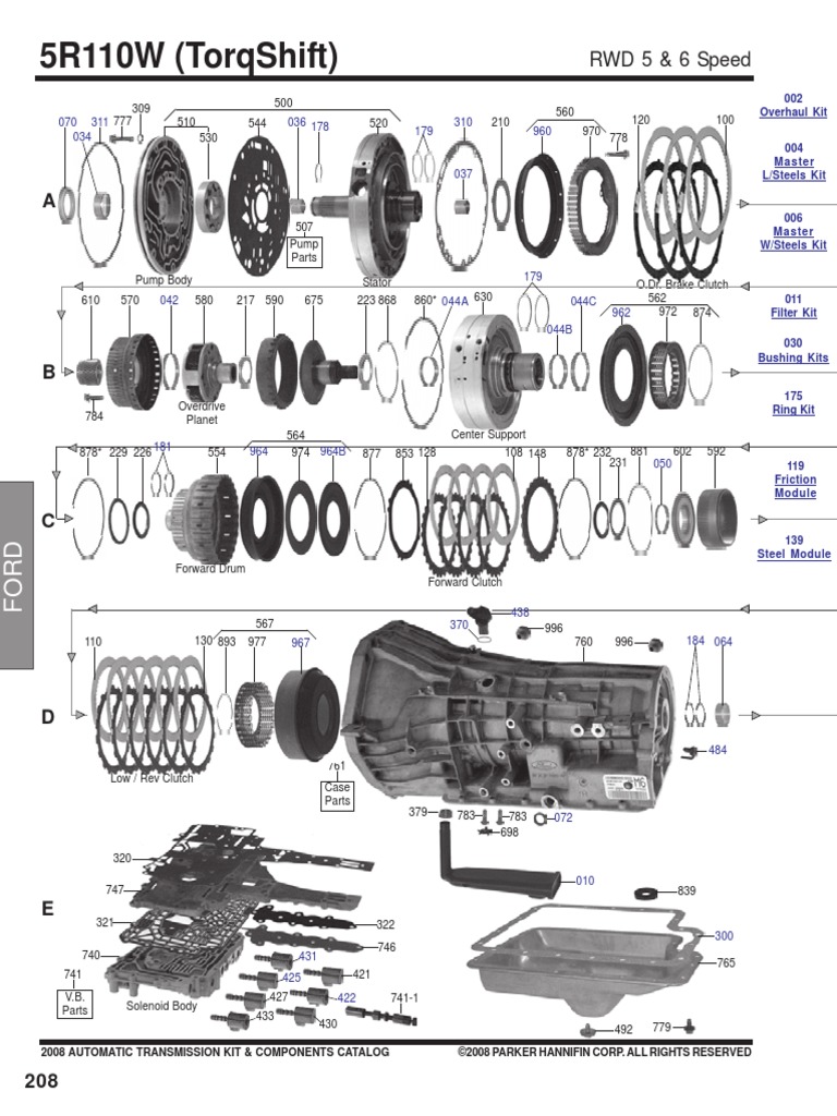 5R110W (TorqShift) | PDF | Clutch | Vehicles