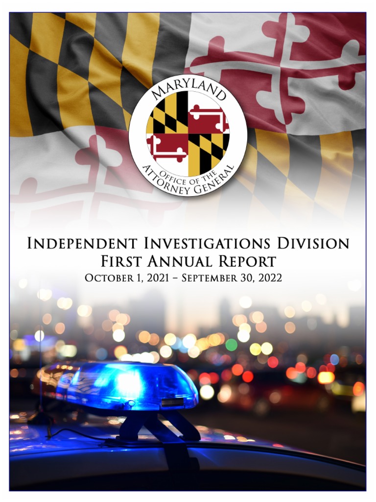 Maryland Police Accountability Report | PDF | Prosecutor | Police