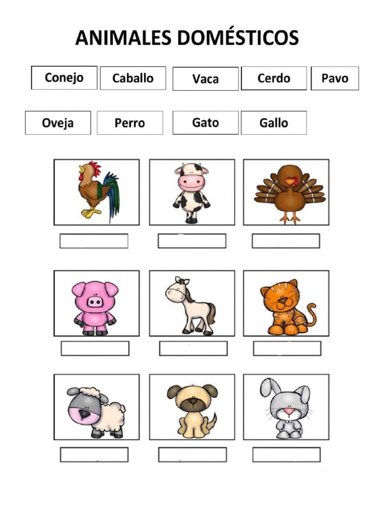 Animales Domesticos | PDF