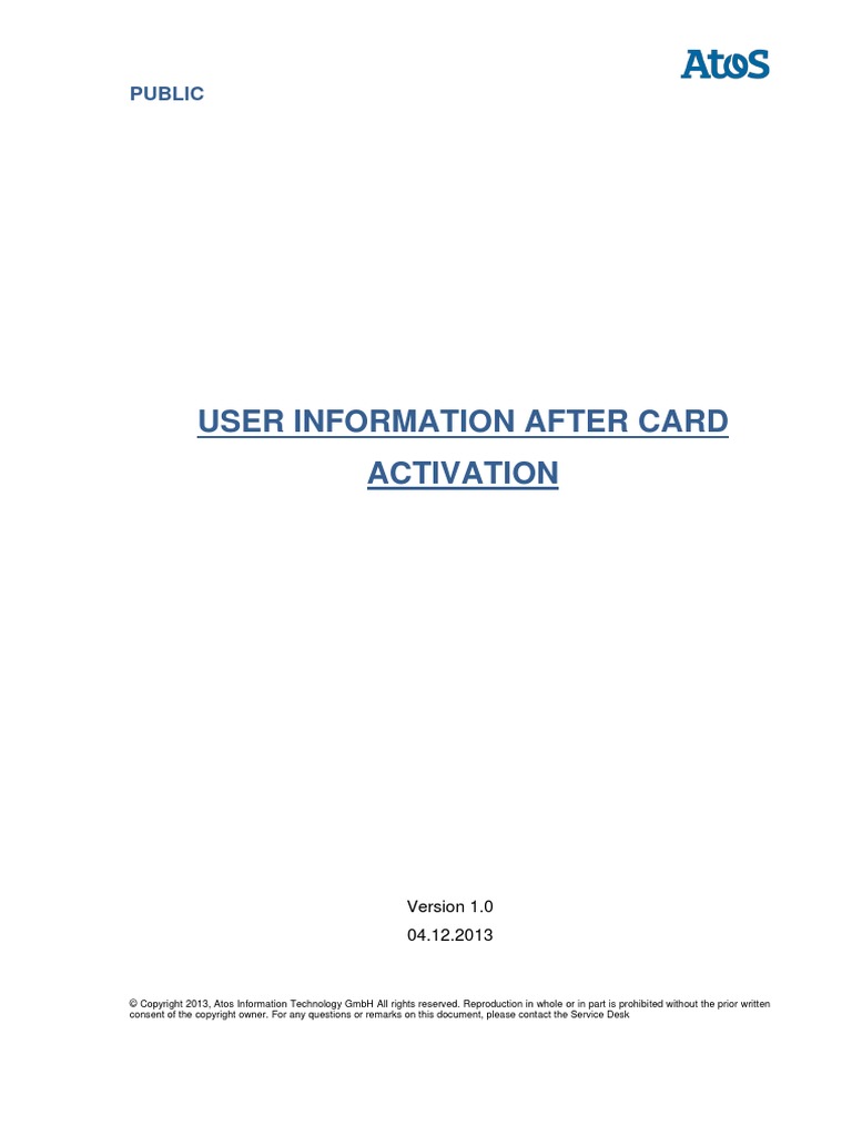 Home Office - Connected To The Internet (First Activation) - PKI Card ...