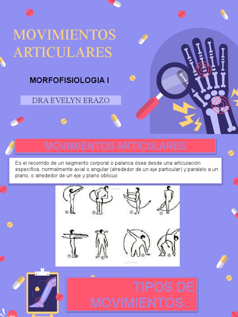 Movimientos Articulares Clase 3 | PDF | Rotación | Hueso