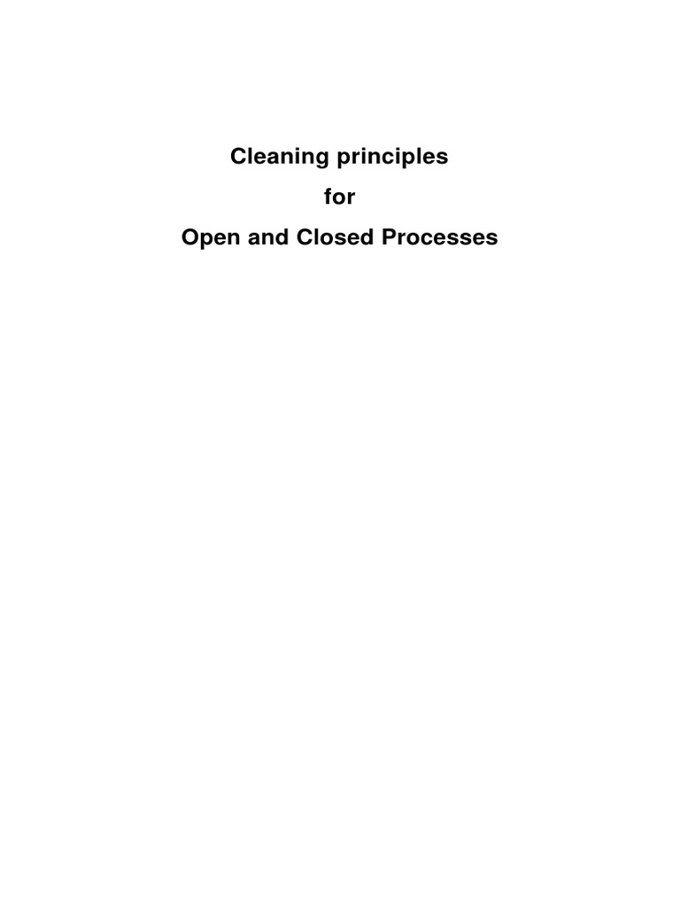 Cleaning Principles COP and CIP Process | PDF | Surfactant | Sodium ...