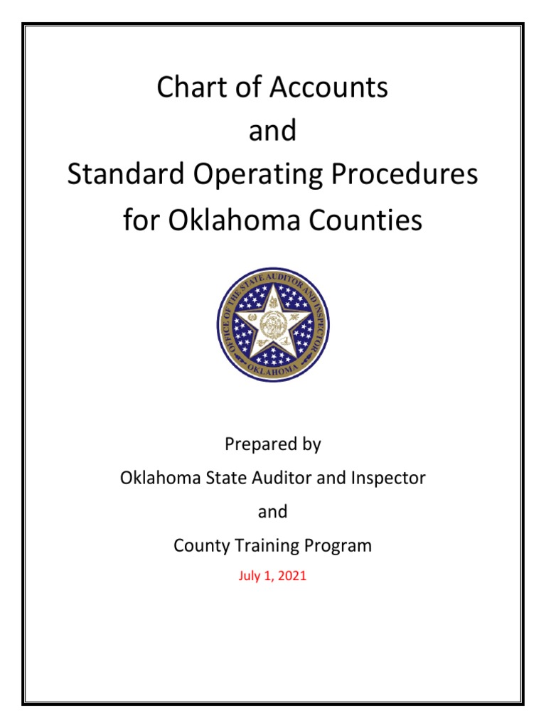 Chart of Accounts and Standard Operating Procedures July 1 2021.6 | PDF ...
