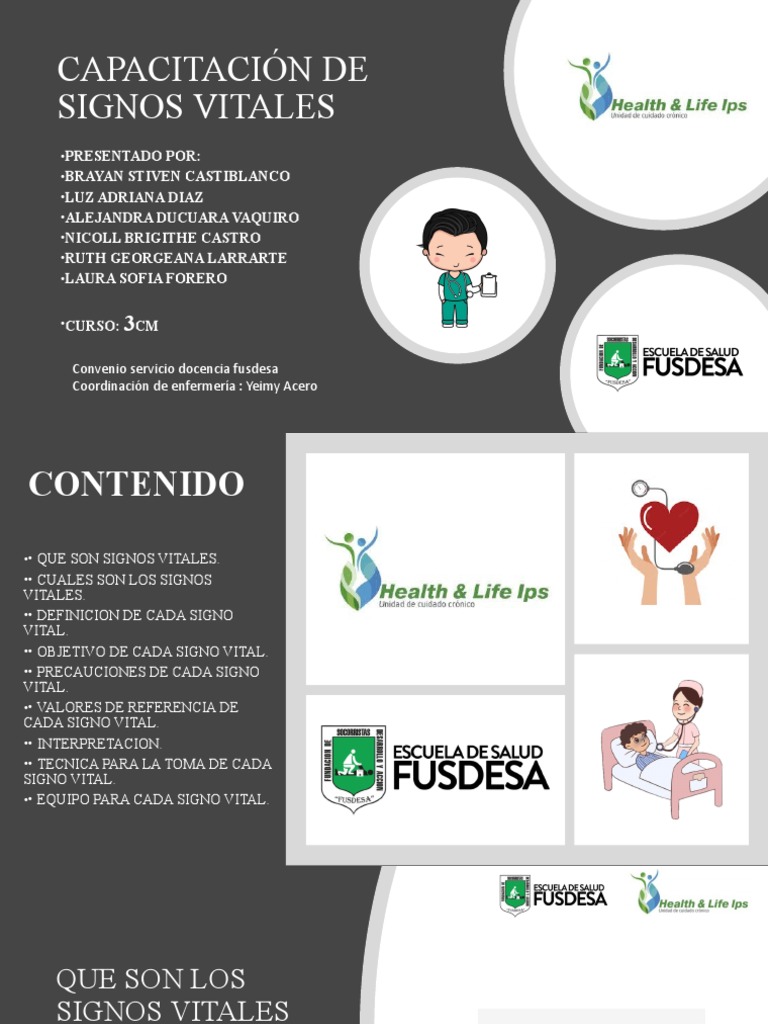 Capacitación en Toma de Signos Vitales | PDF | Fiebre | Presión sanguínea
