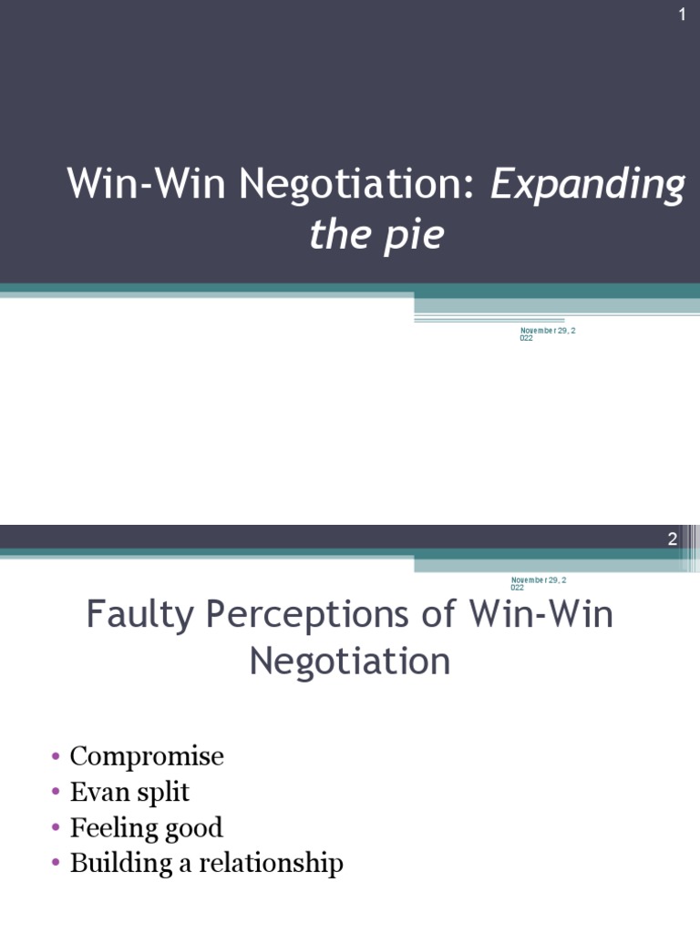 Win-Win Negotiation Strategies Explained | PDF