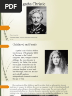 Agatha Christie Webquest | PDF