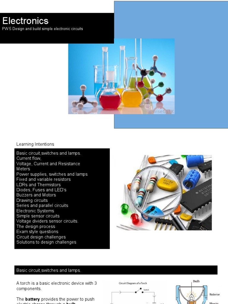 PW5 Electronics | PDF | Electronic Circuits | Series And Parallel Circuits