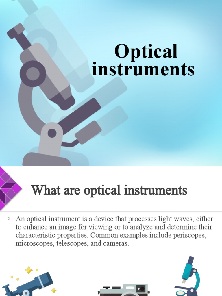 Optical Instruments | PDF | Optics | Telescope