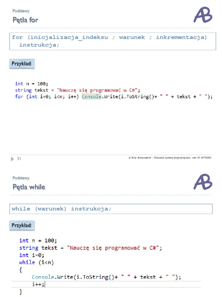 Programowanie Obiektowe W C I c++31-40 | PDF