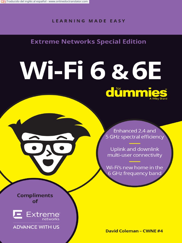 WiFi 6 For Dummies - Extreme Networks 2nd Special Edition - En.es | PDF