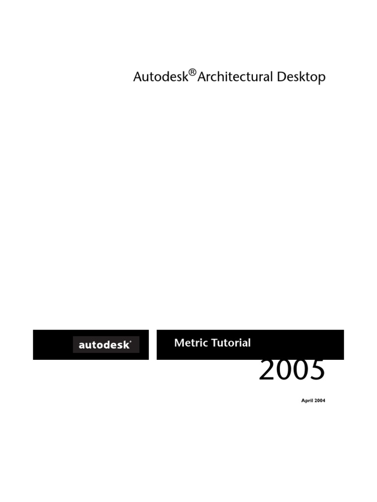 ADT Metric Tutorial | PDF | Auto Cad | Autodesk