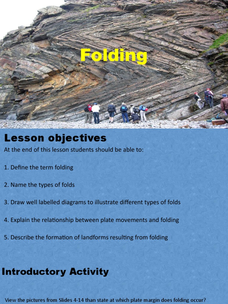 Folding PPT Week 9 Real | PDF | Plate Tectonics | Geology