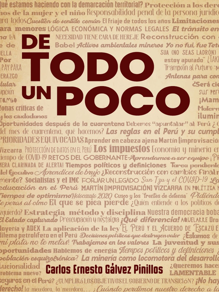 De Todo Un Poco - Carlos Gálvez | PDF