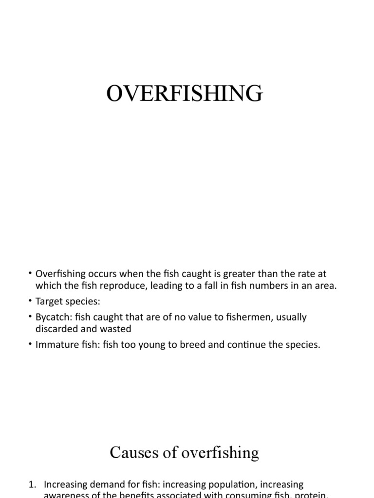 OVERFISHING | PDF | Overfishing | Trawling