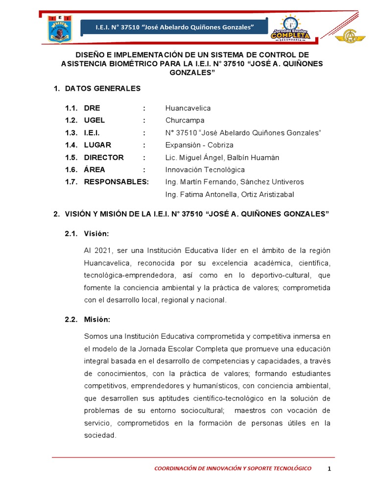 Informe Proyecto CIST | PDF