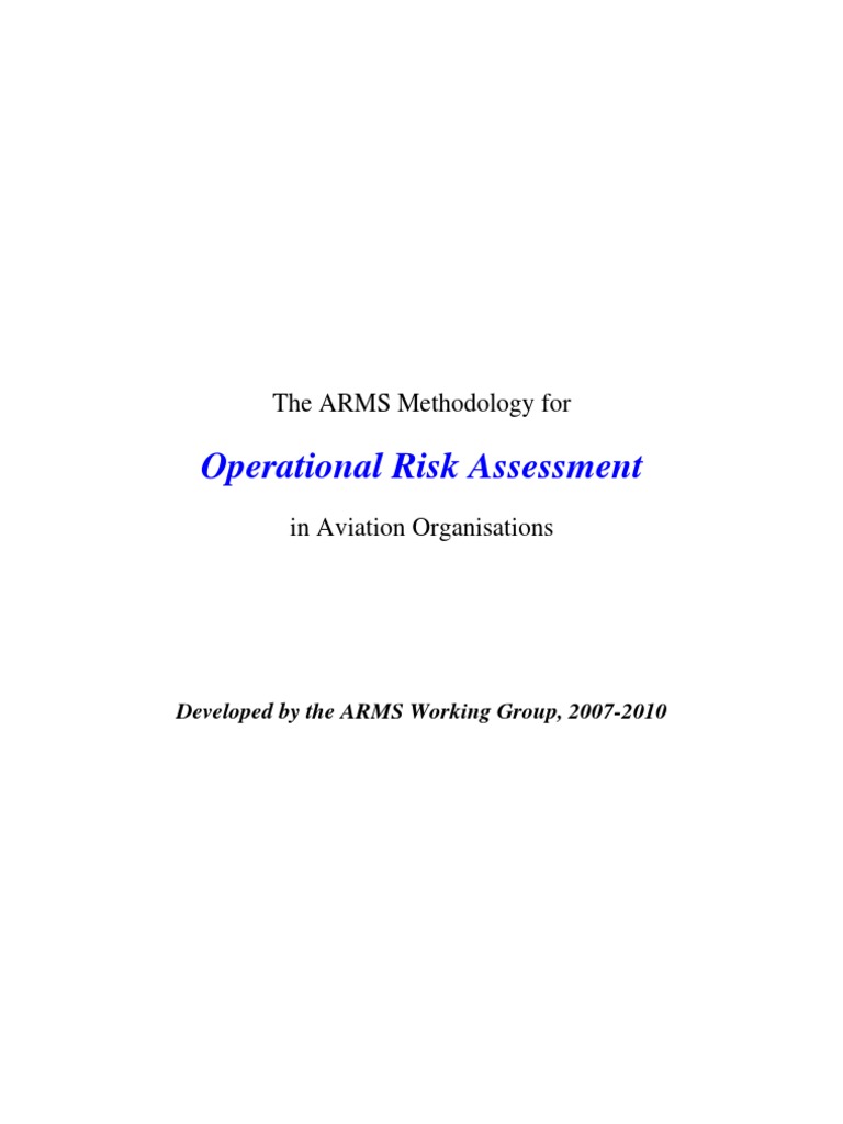 Arms Method For RA in Aviation 1141 | PDF | Risk | Risk Management