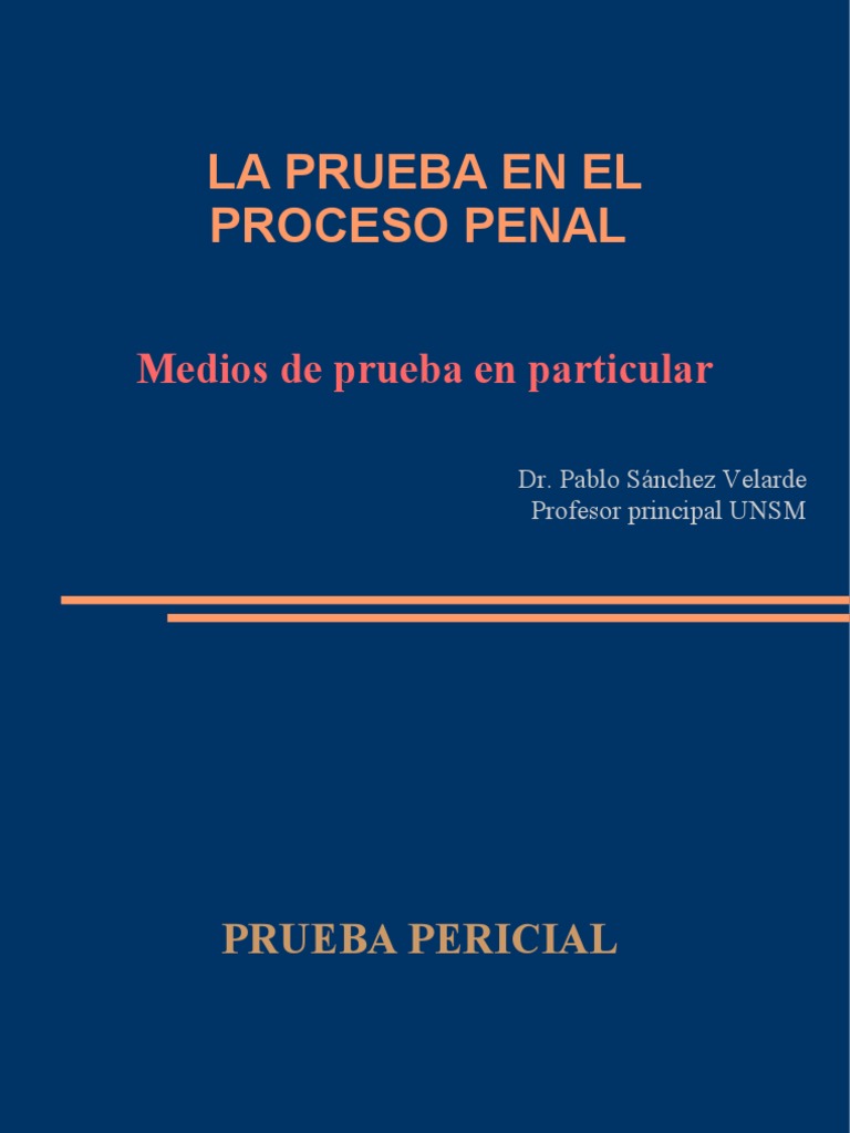 Prueba Pericial y Careo | PDF | Testigo experto | Justicia