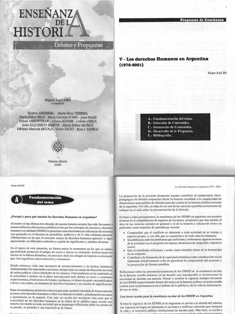 SALTO V (2008) Los Derechos Humanos en Argentina (1976-2001) | PDF