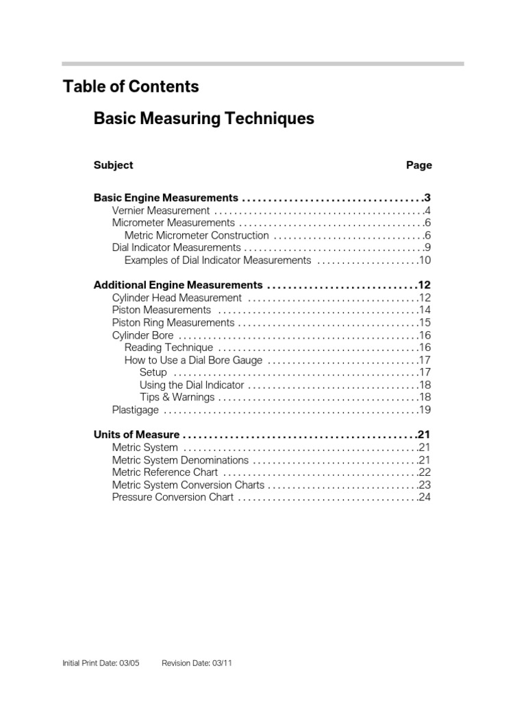 01 - Basic Measuring Techniques | PDF